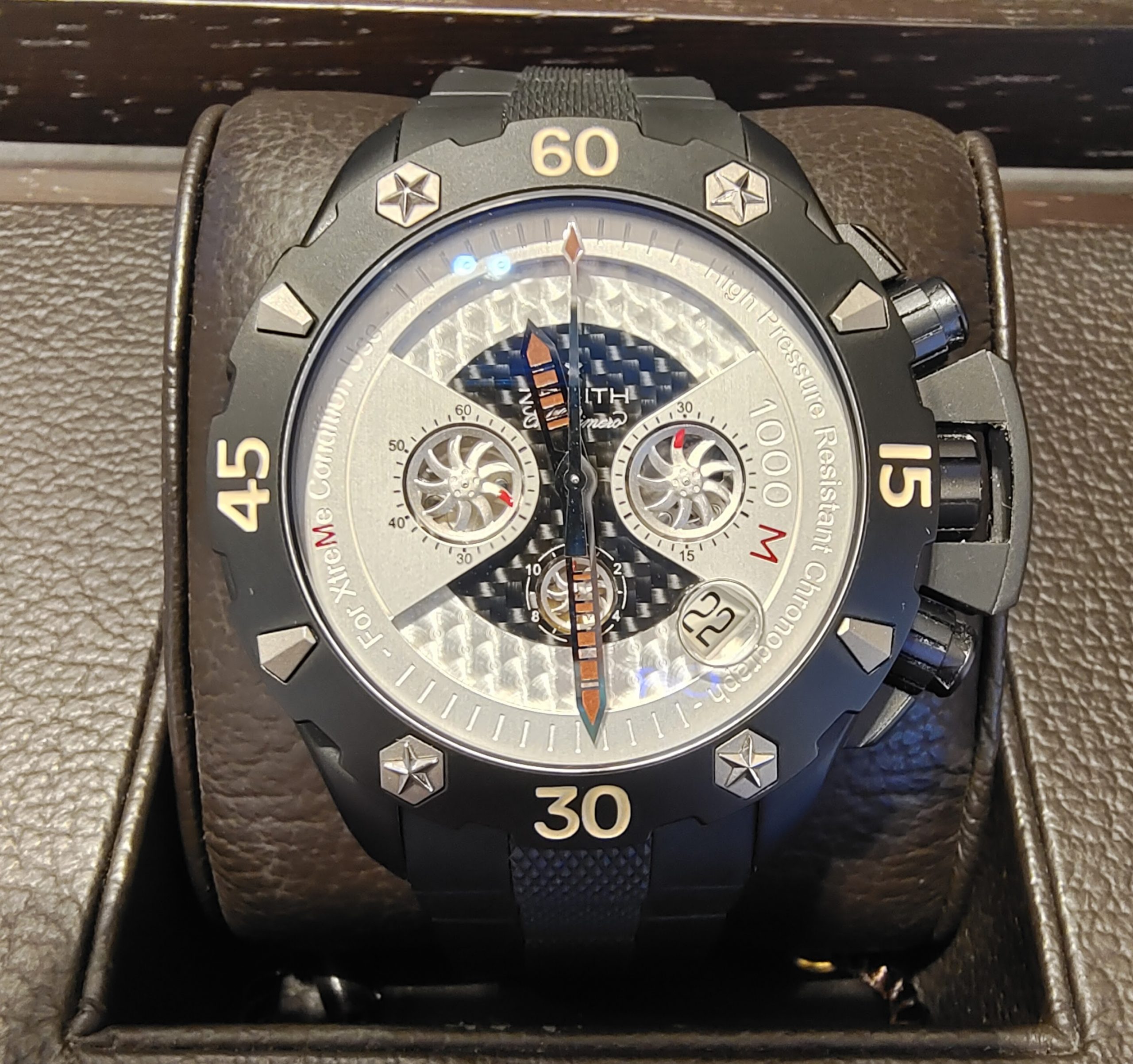 (B003) Zenith X-Treme Defy Oversized 48mm 96.0525.4000/21.C648 ...