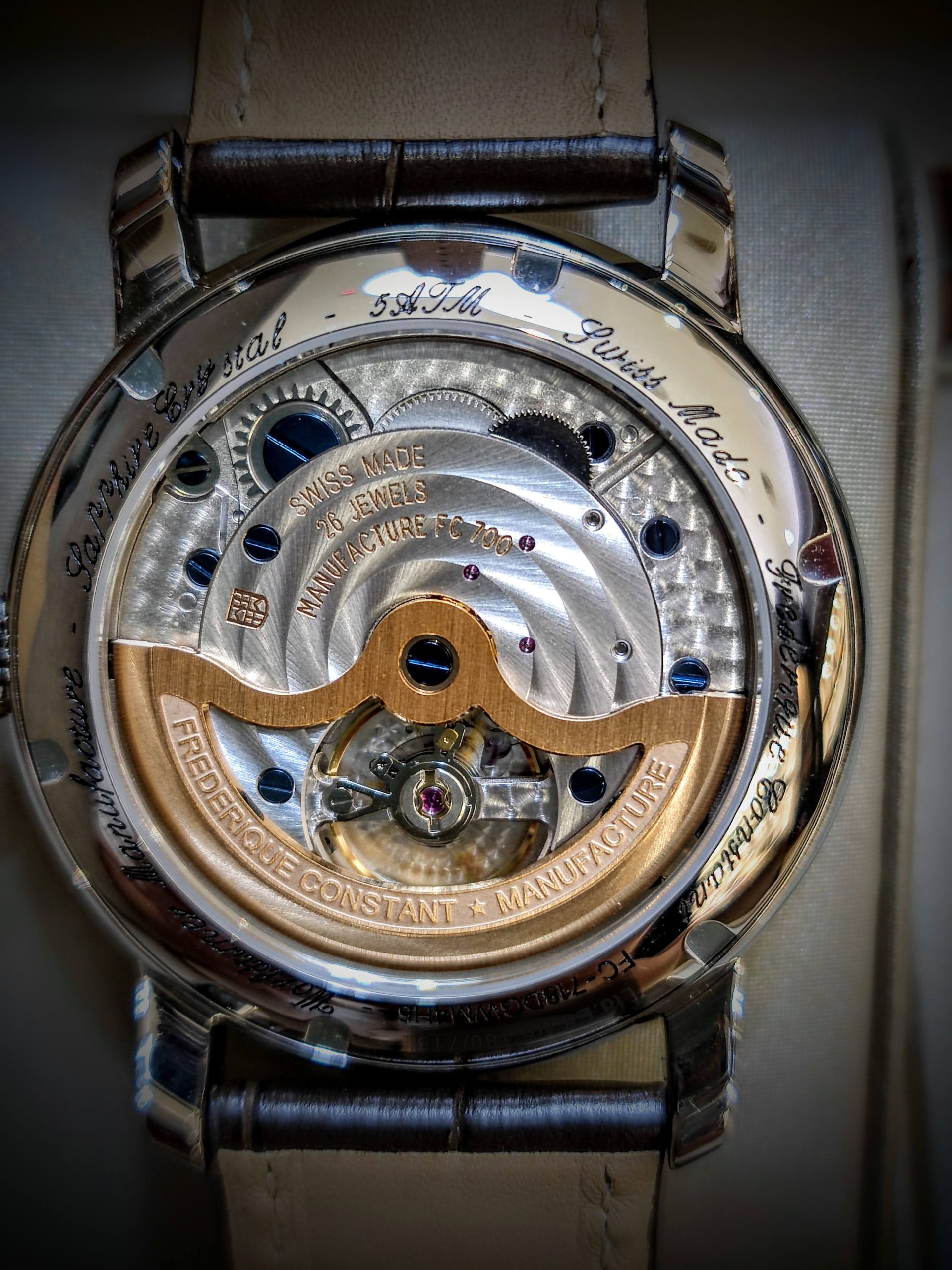 FREDERIQUE CONSTANT CLASSIC WORLDTIMER FC-718DGWM4H6 GREY DIAL (NEW ...