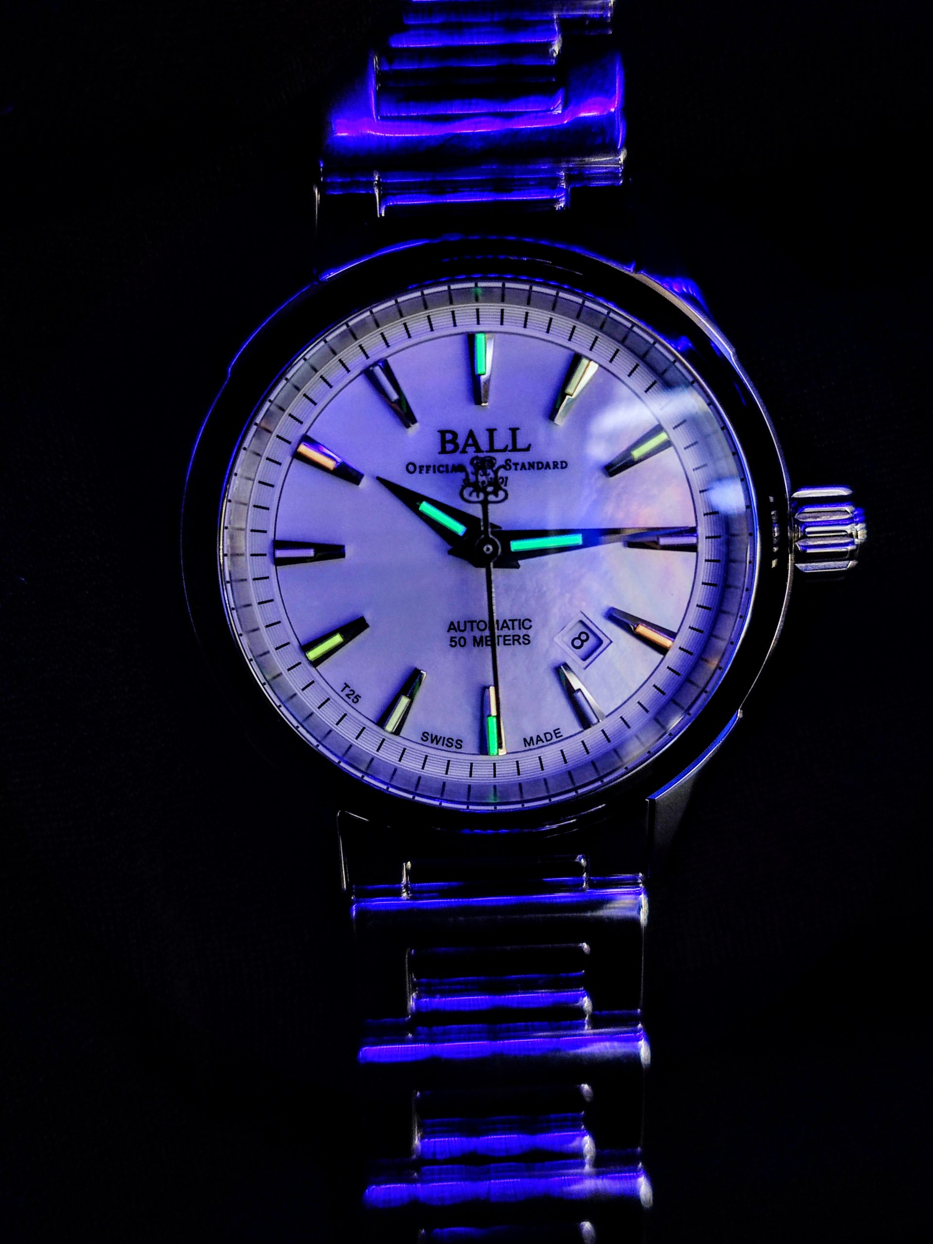 BALL WATCH FIREMAN VICTORY NL2098C-S6J-WHR STAINLESS STEEL CASE MOP ...